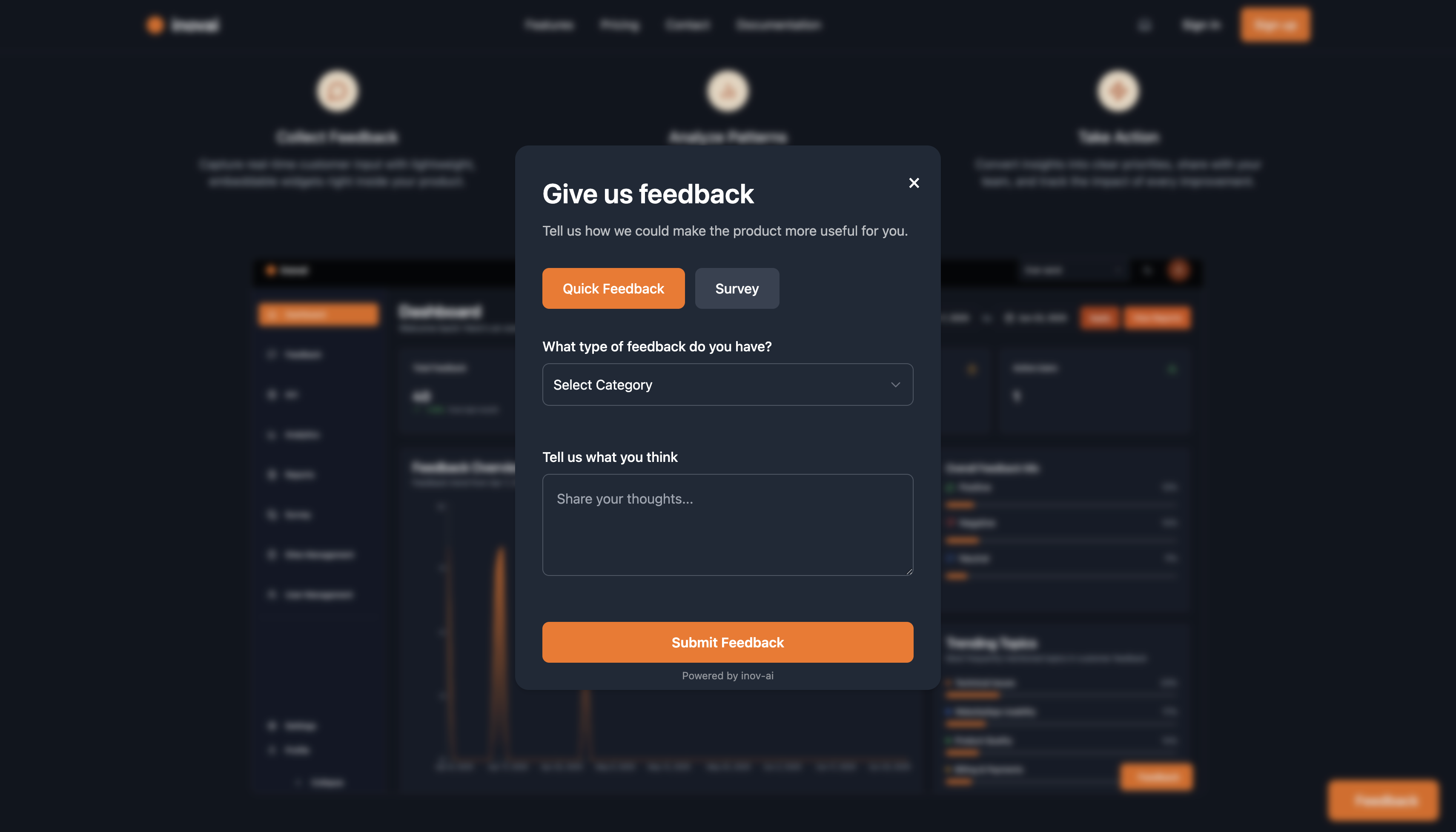 inov-ai: AI-Powered User Feedback Platform for SaaS